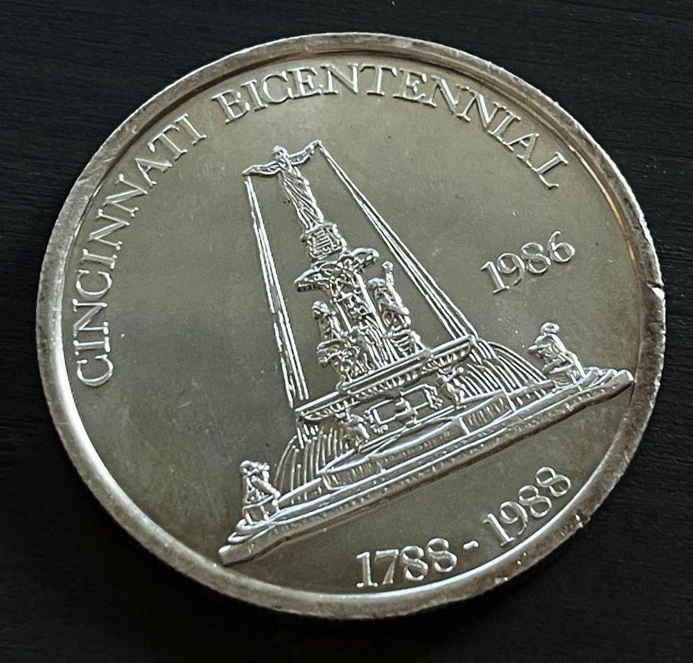 1986 Cincinnati Bicentennial Commemorative 1 oz Silver - Feb 02, 2022 ...