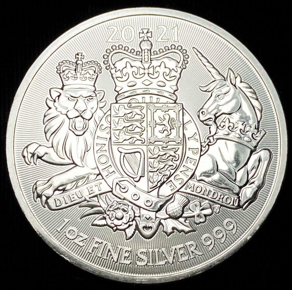 2021 Great Britain The Royal Arms Silver 1 Oz