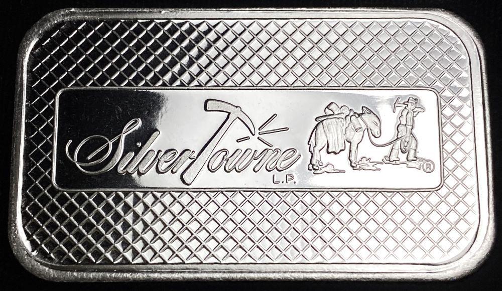 Silvertowne Prospector 1 Ozt .999 Silver Bar