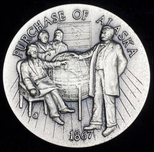 1867 "purchase Of Alaska" Longines Symphonette Sterling Silver