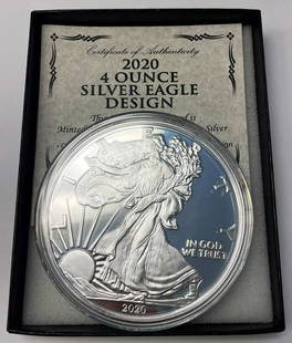 Giant Quarter Pound "platinum Eagle"