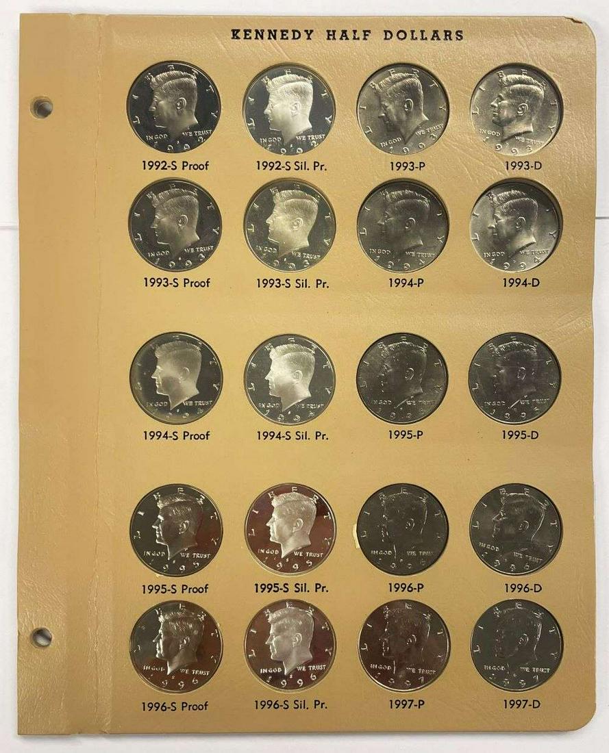 (1992 1997) Jfk Half Dollar Collection (20 Coins)