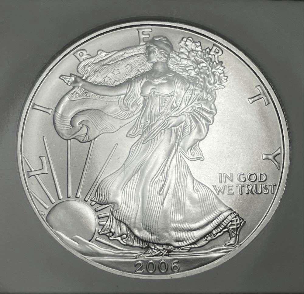 2006 American Silver Eagle Ngc Gem Uncirculated First Strikes Auction