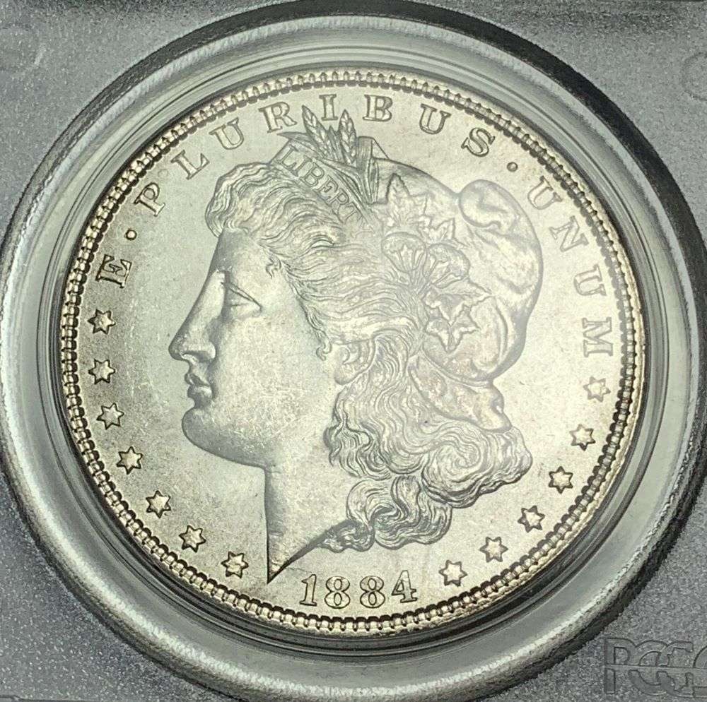 1884 Morgan Silver Dollar Pcgs Ms65 Ogh Auction
