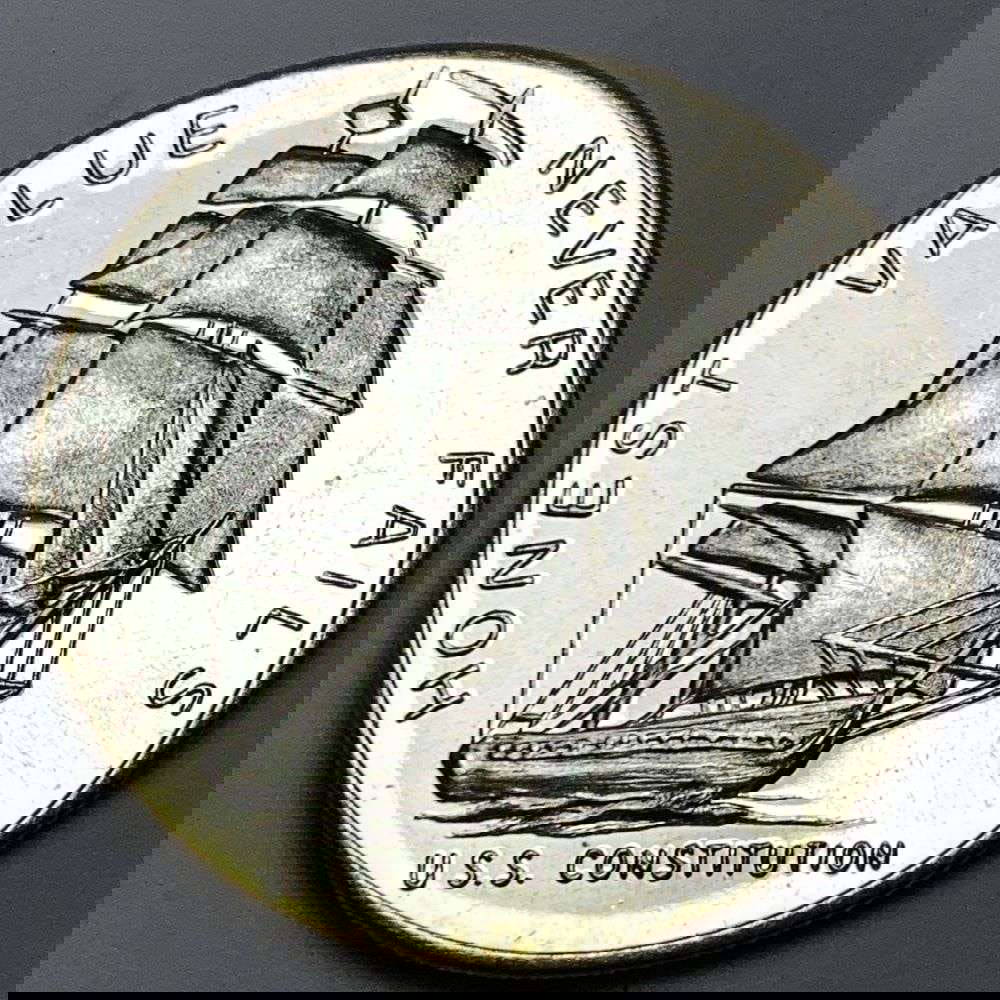 "honest Value Never Fails" U.s.s. Constitution Trade Unit 1 Ozt .999 ...