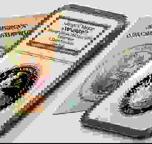 1876 George T. Morgan $100 Union 1 Ozt .999 Silver Ngc Gem Proof Auction