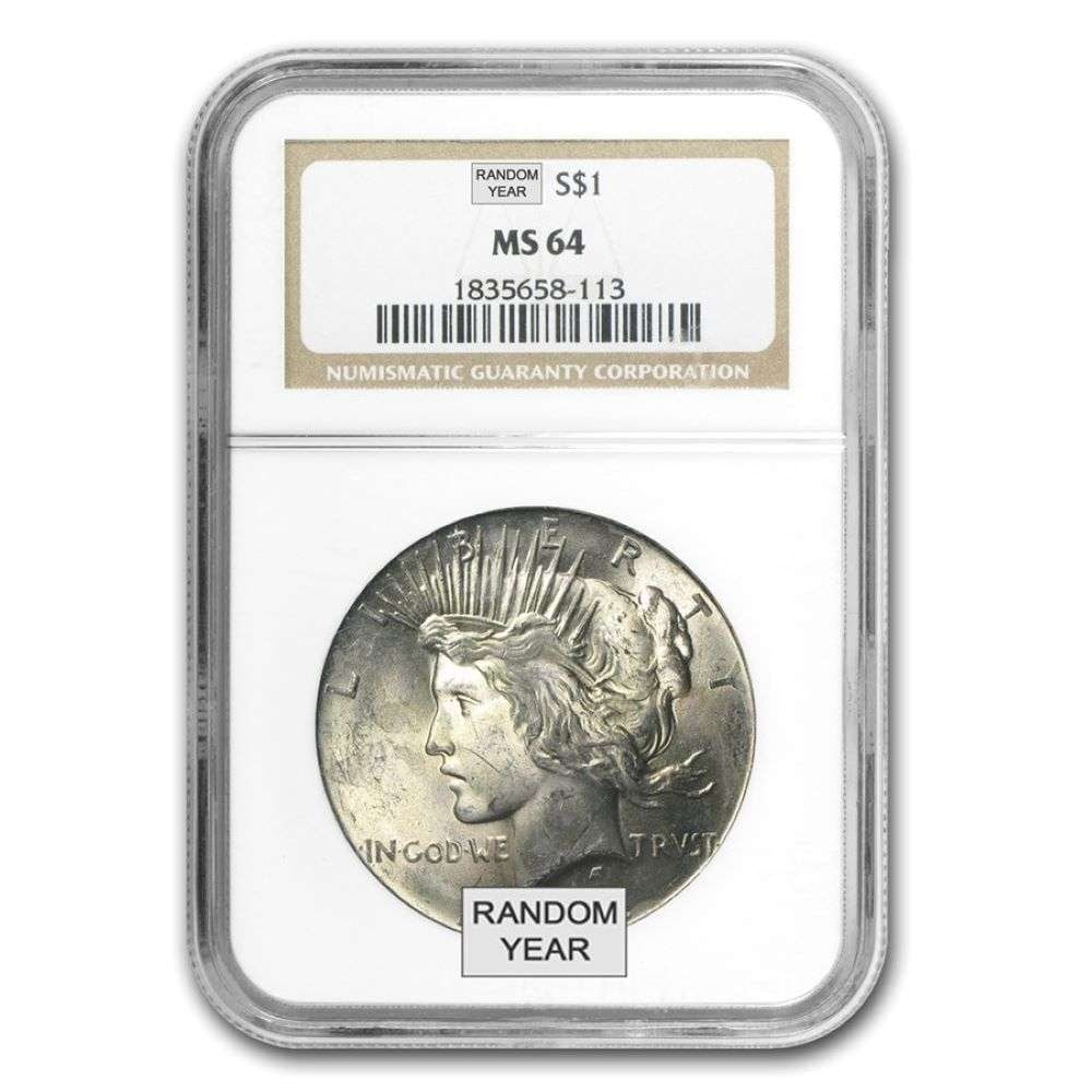 (20) Peace Silver Dollars Ngc Ms64 - Mar 12, 2025 | Coins And Auctions ...
