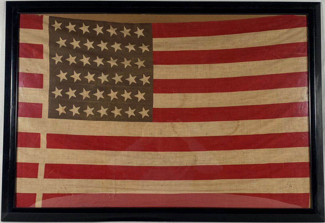 Antique 42 Star American Flag - Nov 07, 2021 | Gold Coast Auctioneers in NY