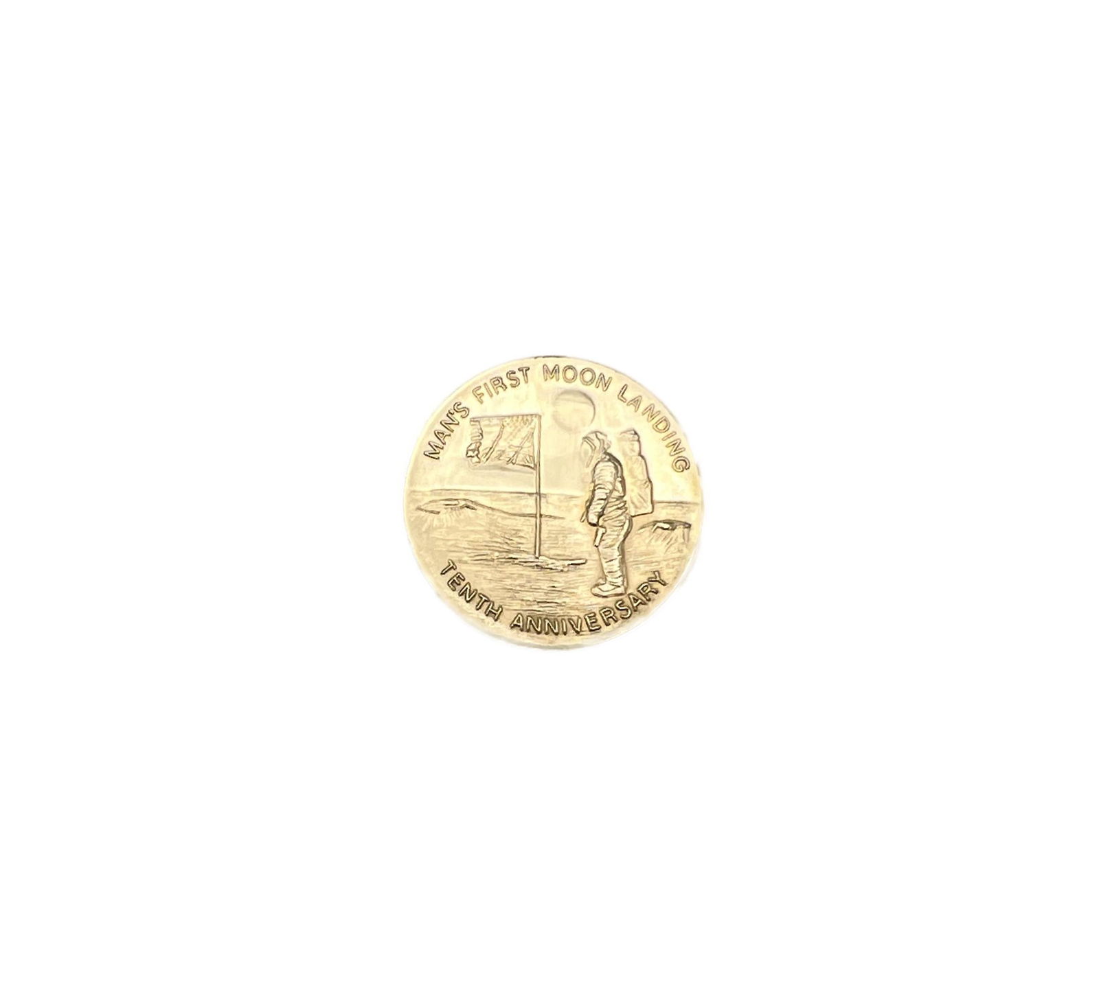 1979 10k Gold Coin Man's First Moon Landing