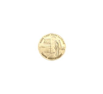 1979 10k Gold Coin Man's First Moon Landing