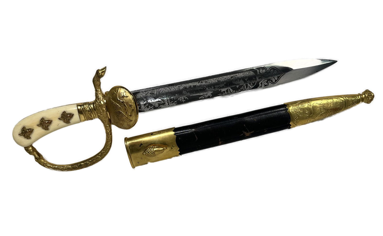 Wwii German Senior Hunting Forestry Cutlass Dagger