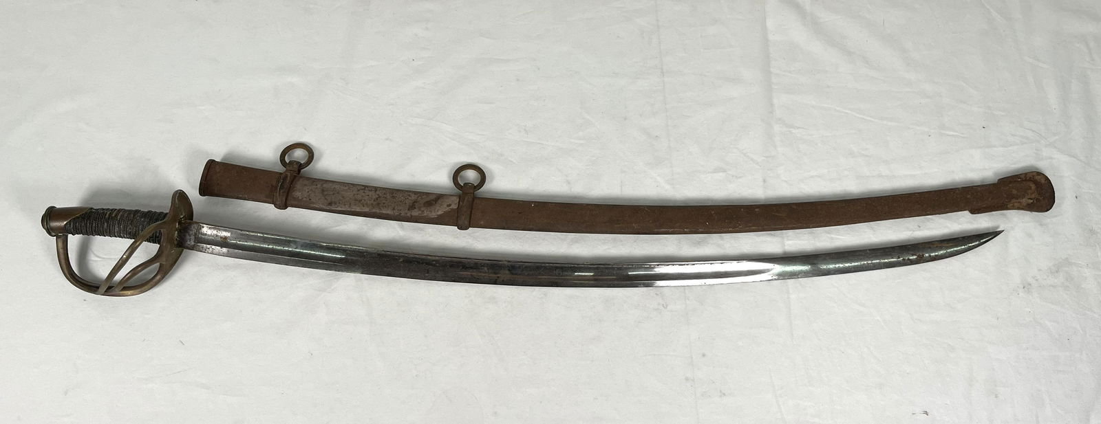 Civil War Cavalry Saber By Sheble & Fisher W Scabbard