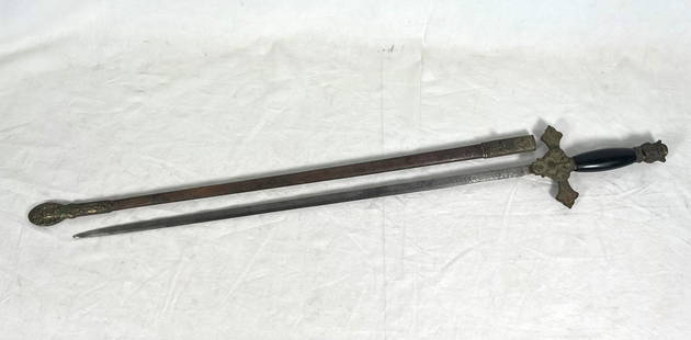 Knights Of Columbus Sword Lynch & Kelly Utica Ny