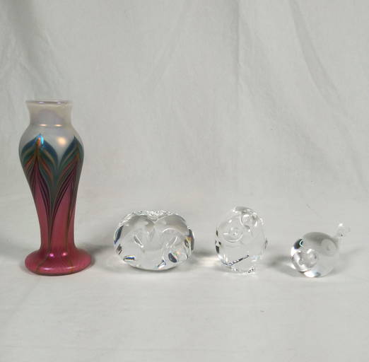 Steuben Crystal Art Glass & Lalique Studio Lot