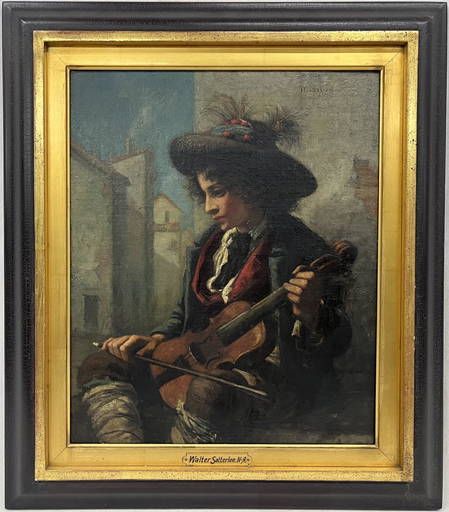 Walter Satterlee (ny 1844 1908) Oil On Board