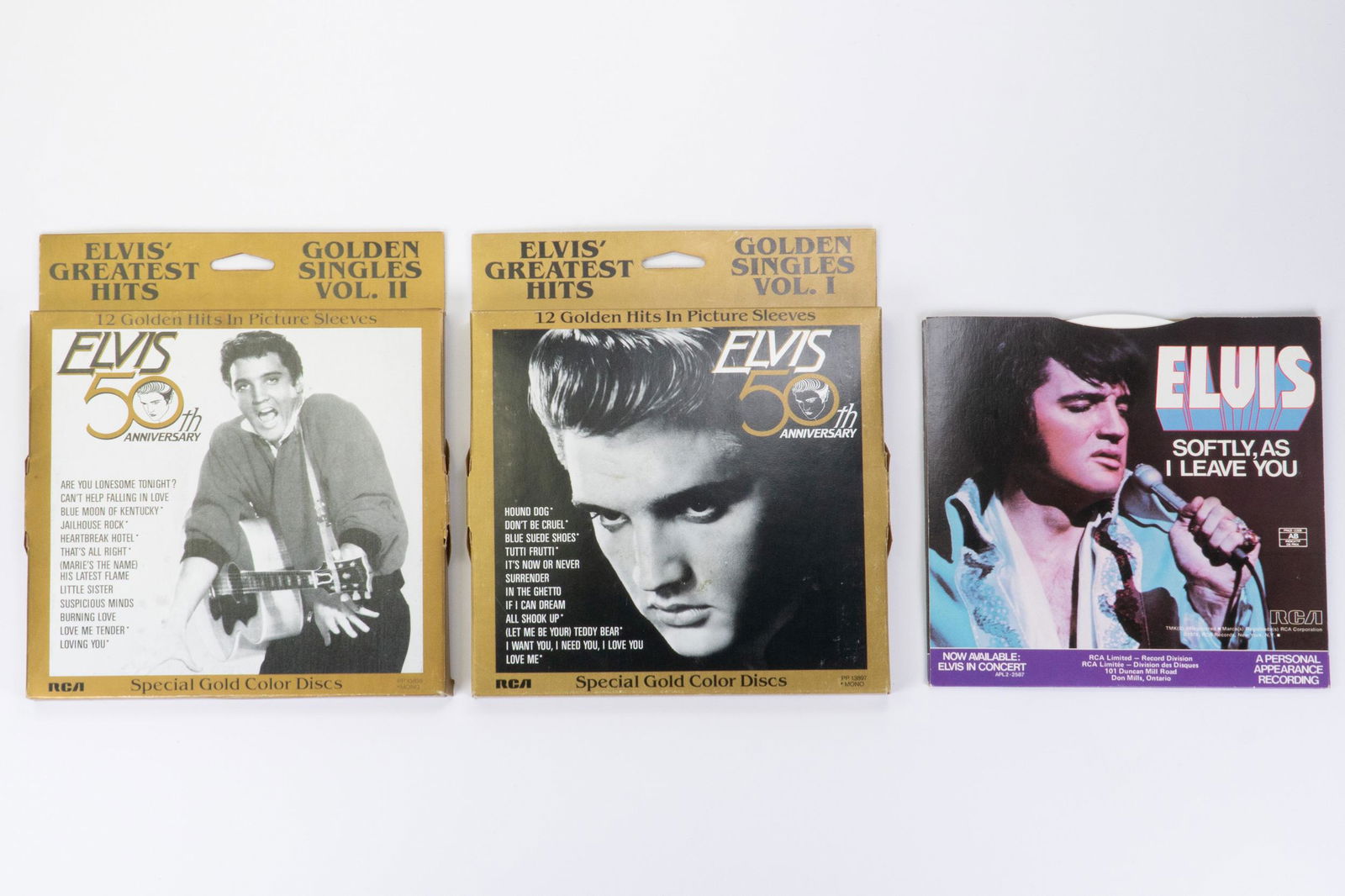 Elvis Presley Golden Singles Vol 1 2 Elvis Unchained Melody Spec Lot
