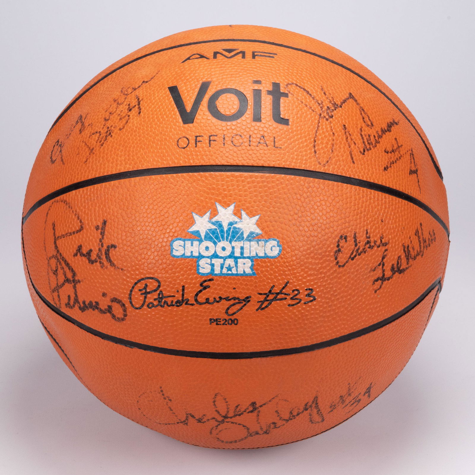1988 1989 New York Knicks Nba Signed Basketball
