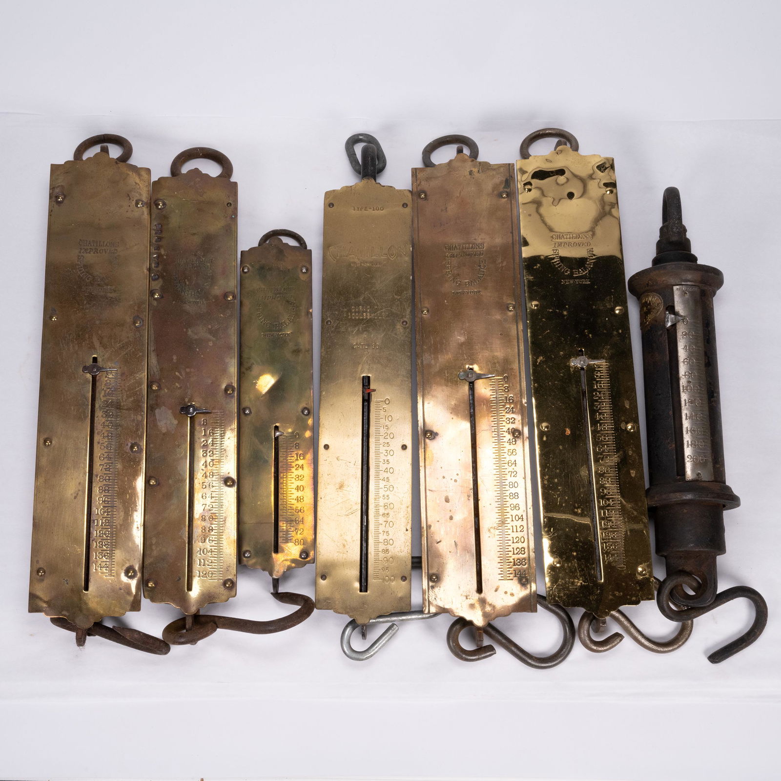 Chatillon Brass Spring Scale Lot