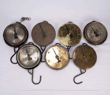 John Chatillon Circular Spring Balance Scale Lot