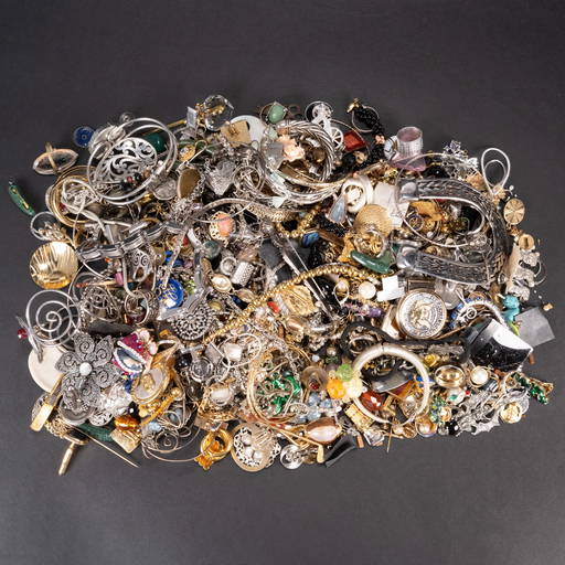 Large Costume Jewelry Lot Rings Bracelets Necklaces