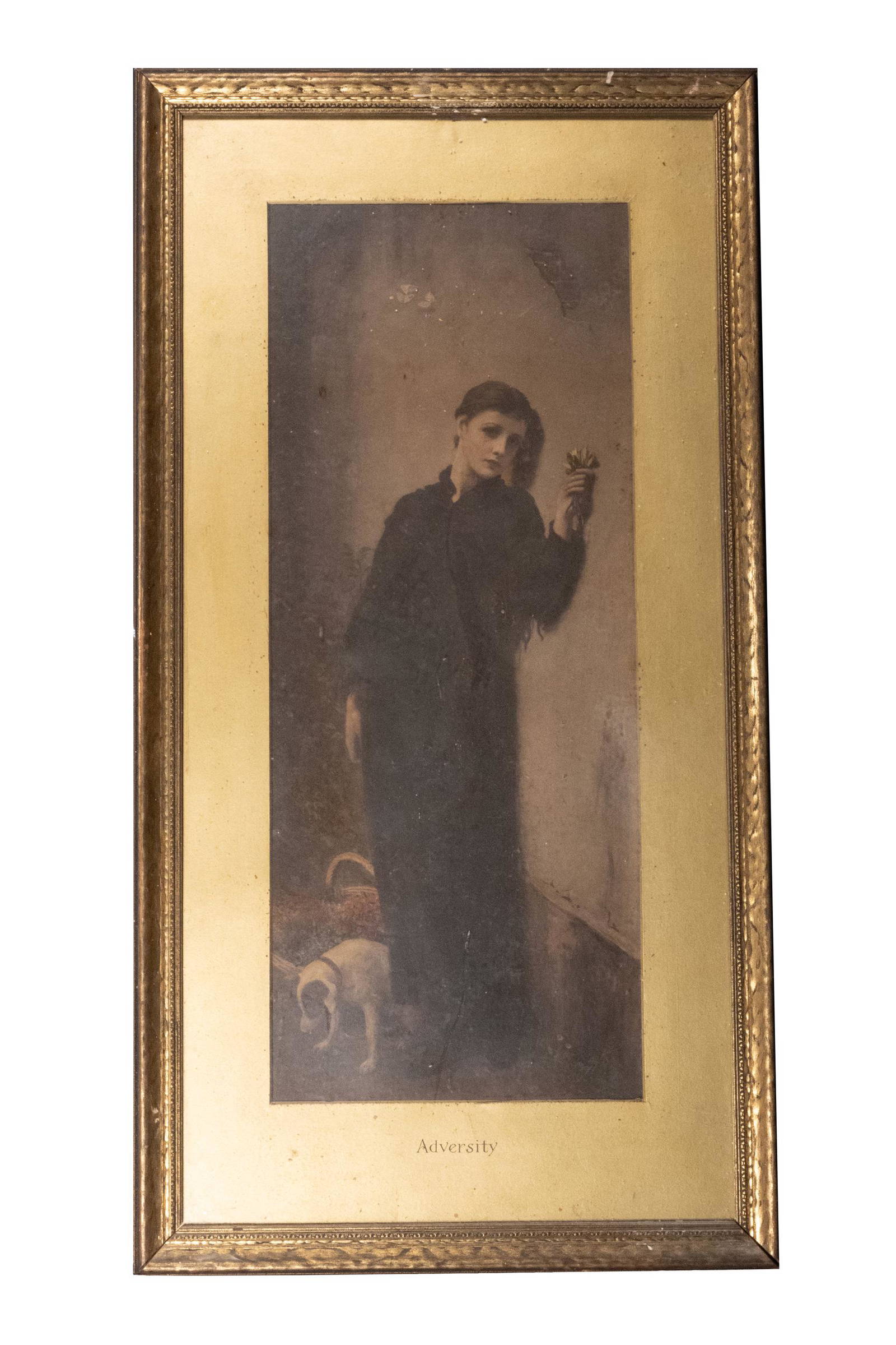Victorian Hand Colored Chromolithograph Portrait Auction