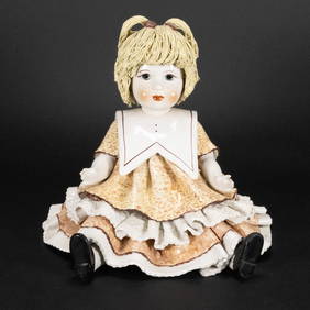 Vintage Dakko Chan Winky Blinky Doll Winking Doll W