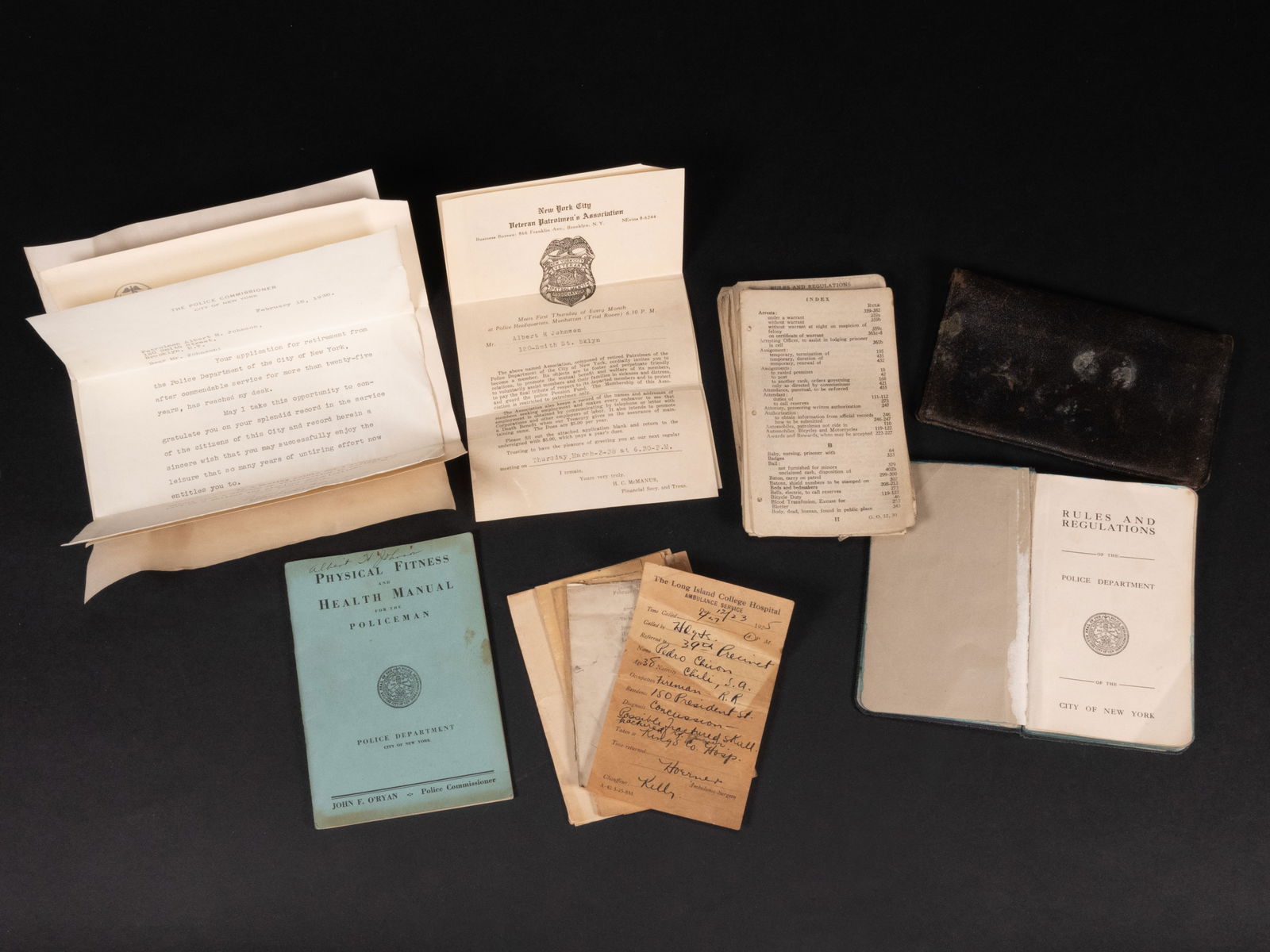 1920's -30's Police Documentation & Manuals Auction
