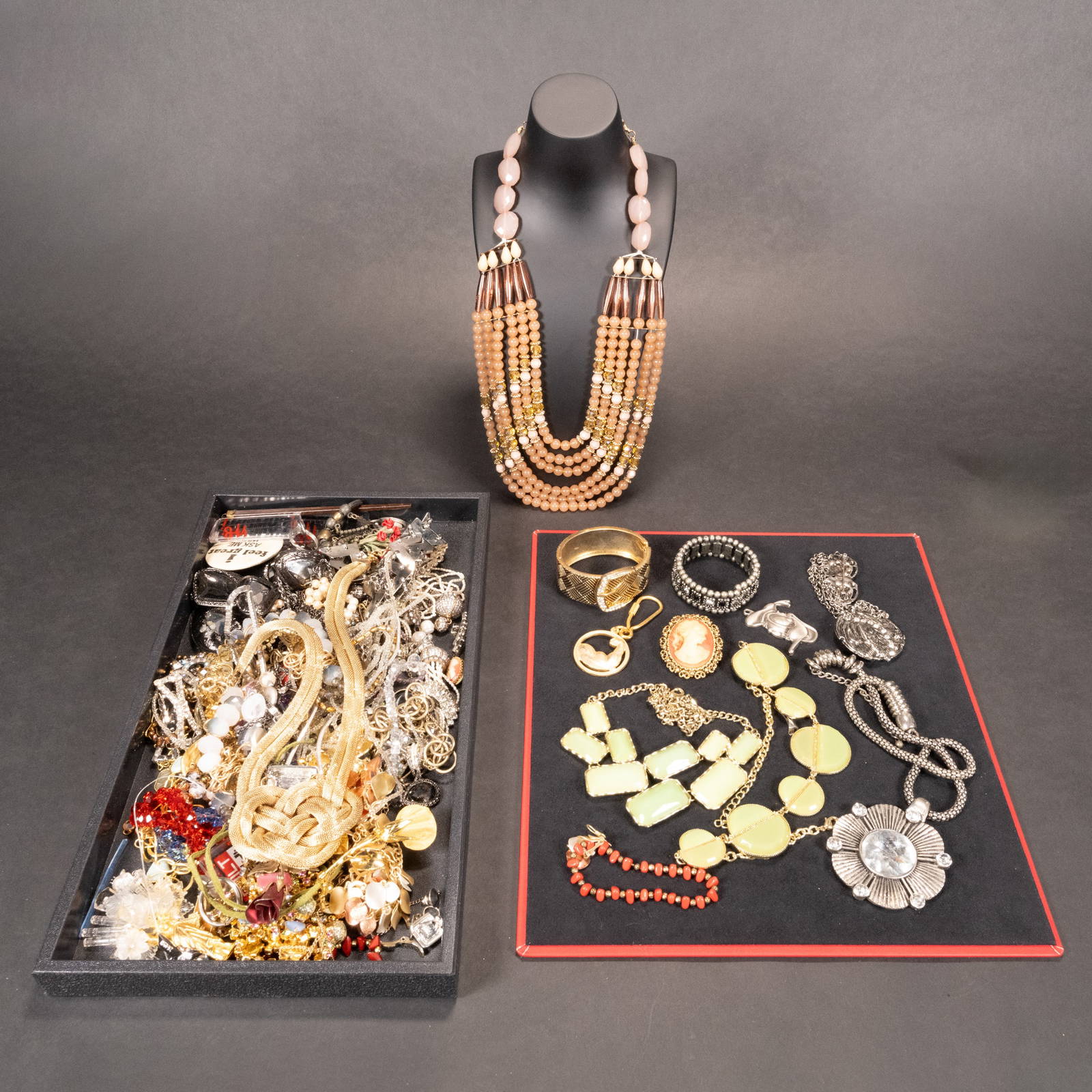 Large Costume Jewelry Lot As Found Unsearched Auction
