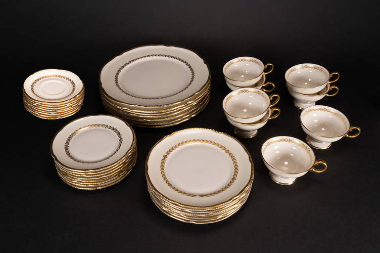 Castleton China Dinnerware "laurel" Pattern Partial Set
