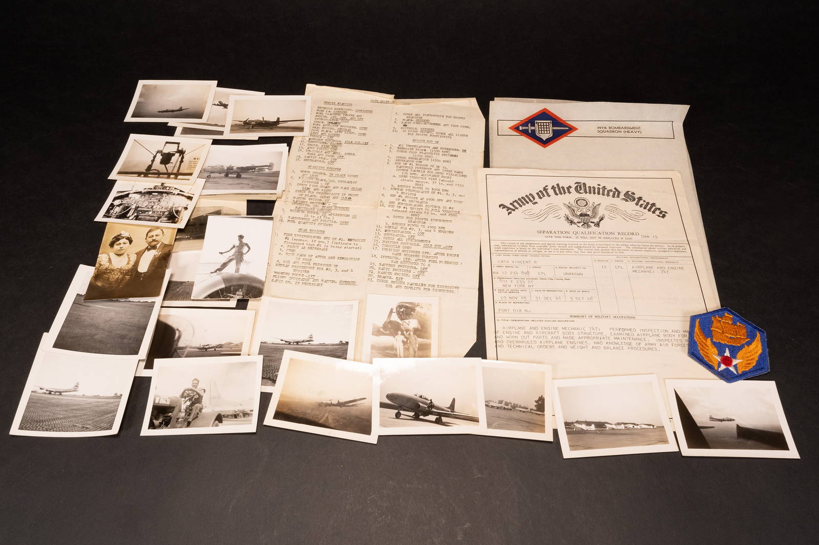 Wwii 397th Bombardment Squadron (heavy) Photos And Documents Auction