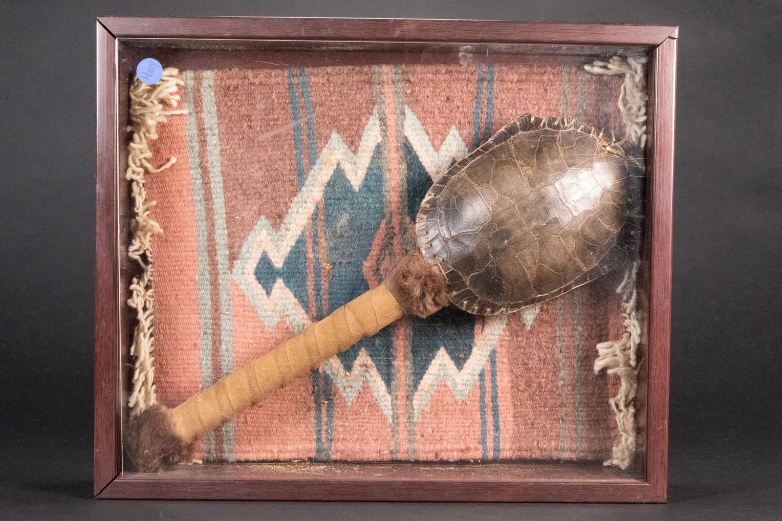 Native American Tribe Ceremonial Turtle Rattle