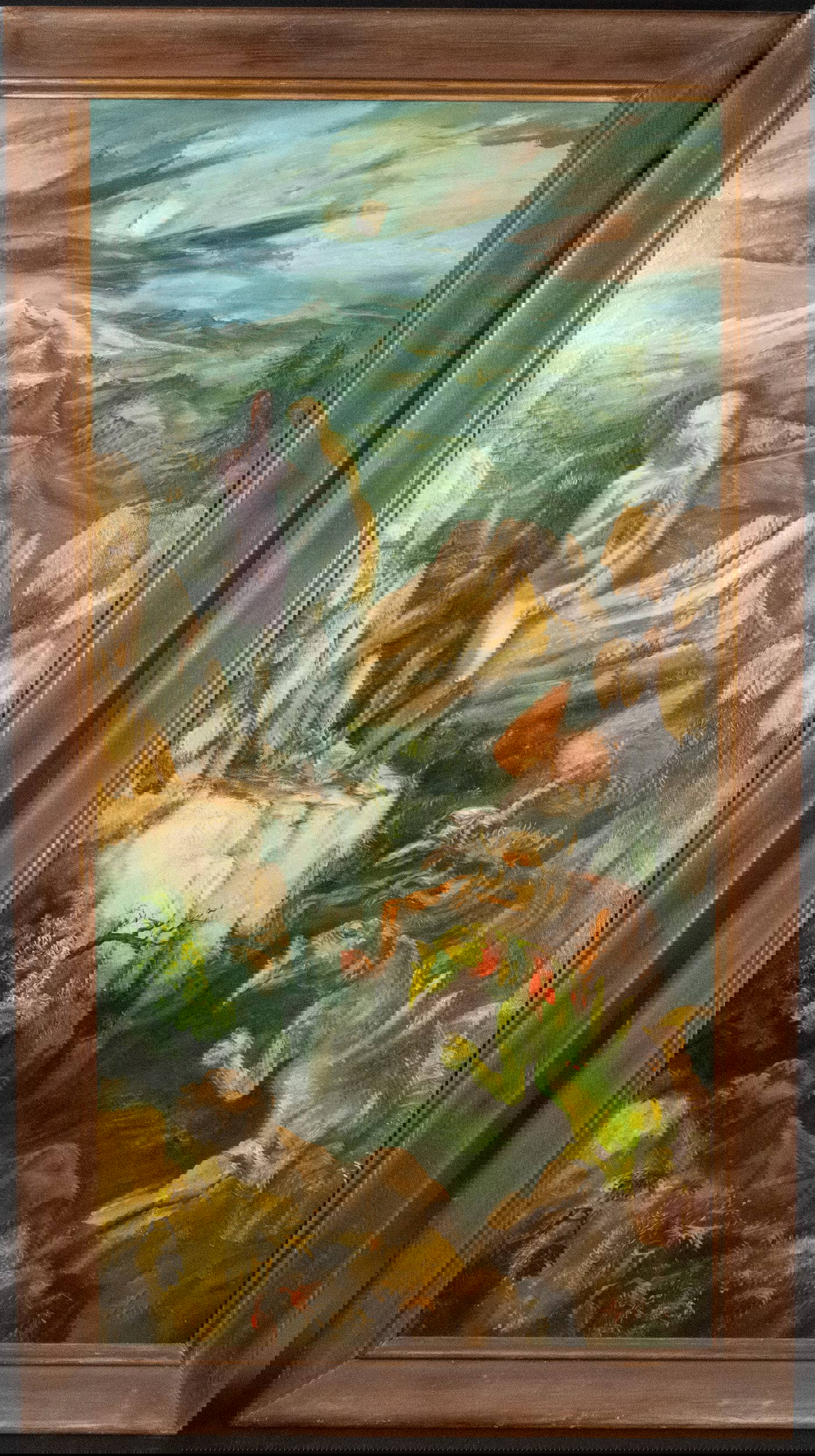 Frederic Taubes ( Poland New York 1900-1981) Surrealist Oil Auction