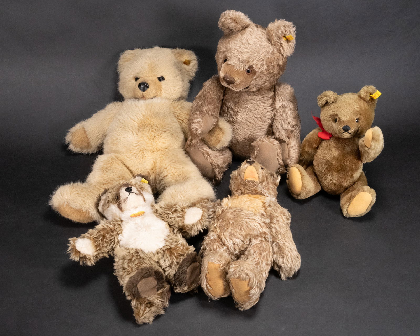Steiff Bear Collection Lot Growler Soft Etc Auction