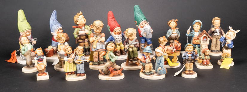Lot Of 26 Goebel Gnome Co Boy Figurines.