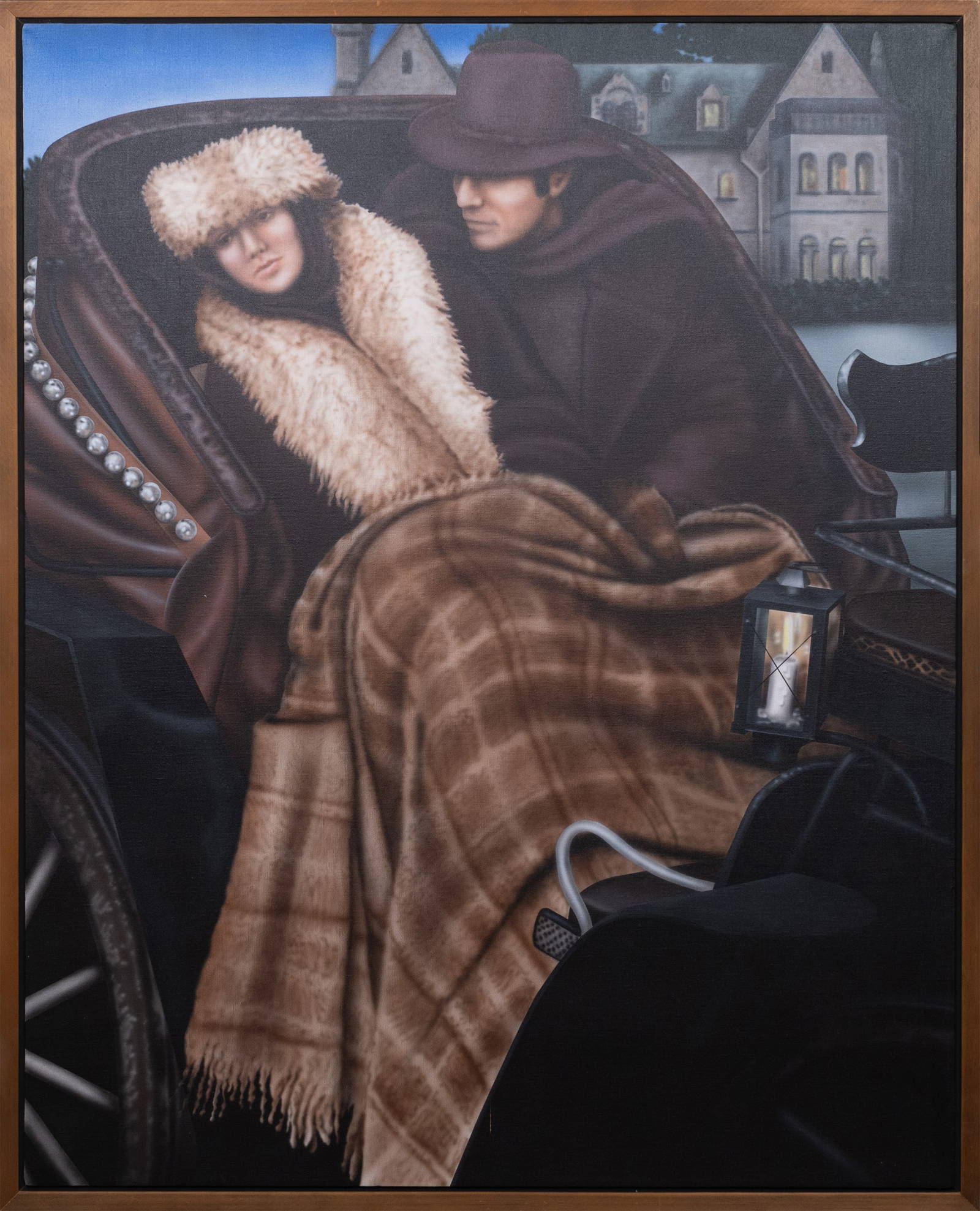 Robert Anderson (usa 1945-2010) "bloomingdales Dream" Oil On Canvas Auction