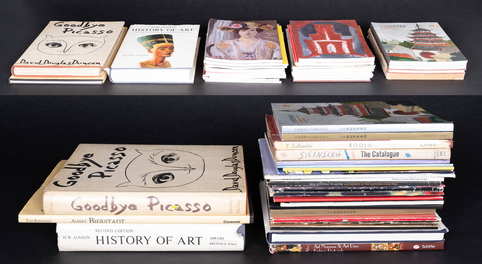 Reference Art Books And Catalog Collection Some Autographed Auction