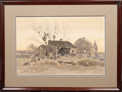 James Henry Moser, (american, 1854 1913), Child Wi