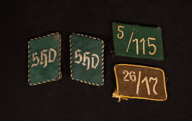 Wwii German Lot Shd Security Service Collar Tabs & Third Reich Sa Storm ...