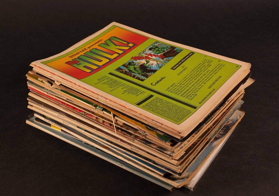 Comic Book Magazine Collection The Gem Hulk Lone Ranger Conan No1 ...