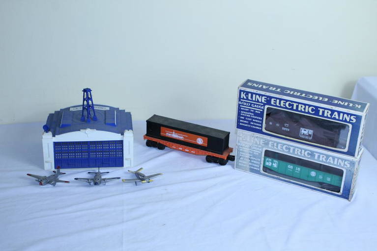 Lot Of K Line Trains And Accessories