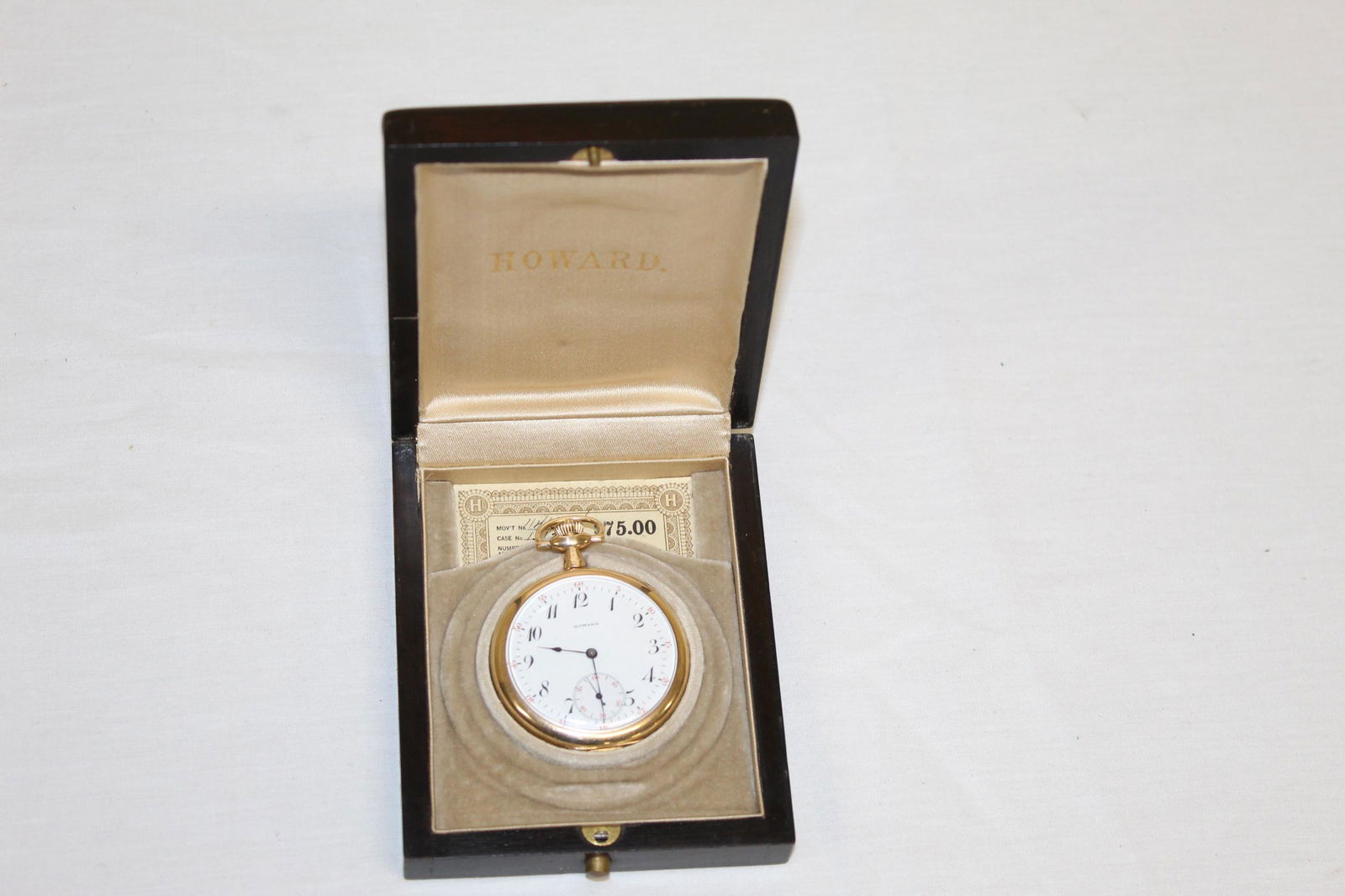 14K Gold Howard watch in the original box - Apr 05, 2020 | Paul ...