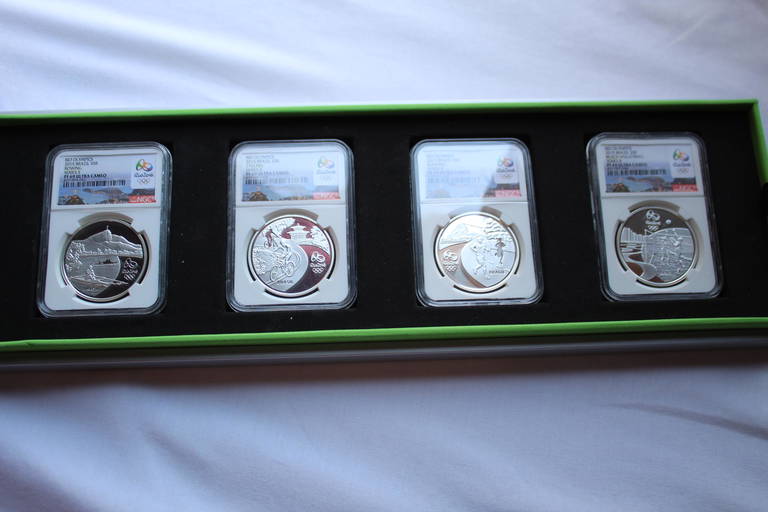 4 Coin Silver Coin Series Of The Rio 2016 Olympic Games