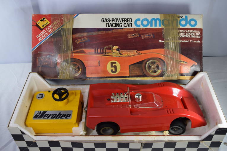 Vintage Jerobee Comando Gas Powered Racing Car