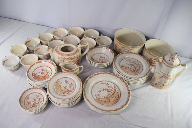 Large Lot Of Furnivals Quail China