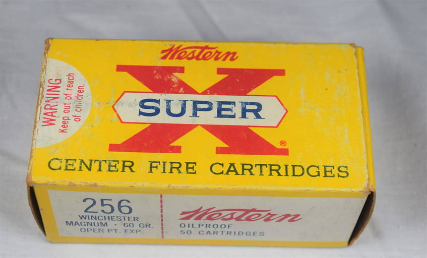 One Box 256 Winchester Magnum Ammo