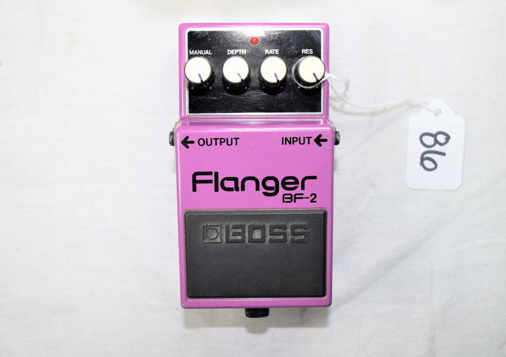 Vintage Boss Flanger Bf 2 Effects Pedal