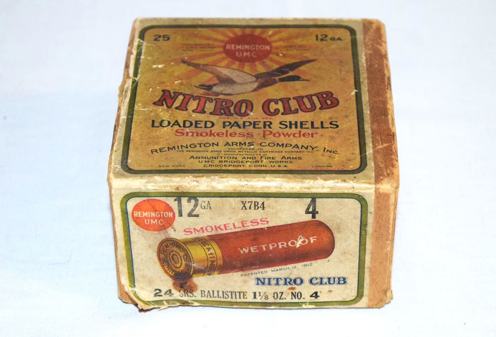Remington Nitro Club 12 Ga Shotgun Shells With Original Box