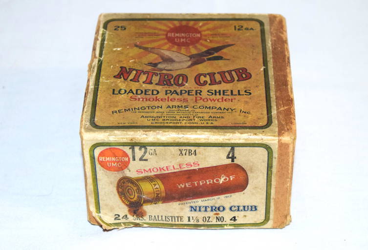 Remington Nitro Club 12 Ga Shotgun Shells With Original Box