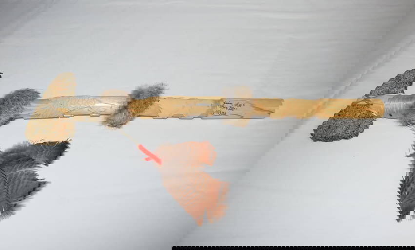 Hand Carved Native American Stone Tomahawk Club