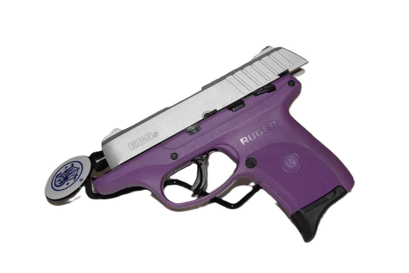 Ruger Model Ec9s 9mm Luger Purple Grip Frame Pistol Auction